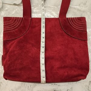 Jones New York | Bags | Nwt Red Suede Bag By Jny Sport | Poshmark